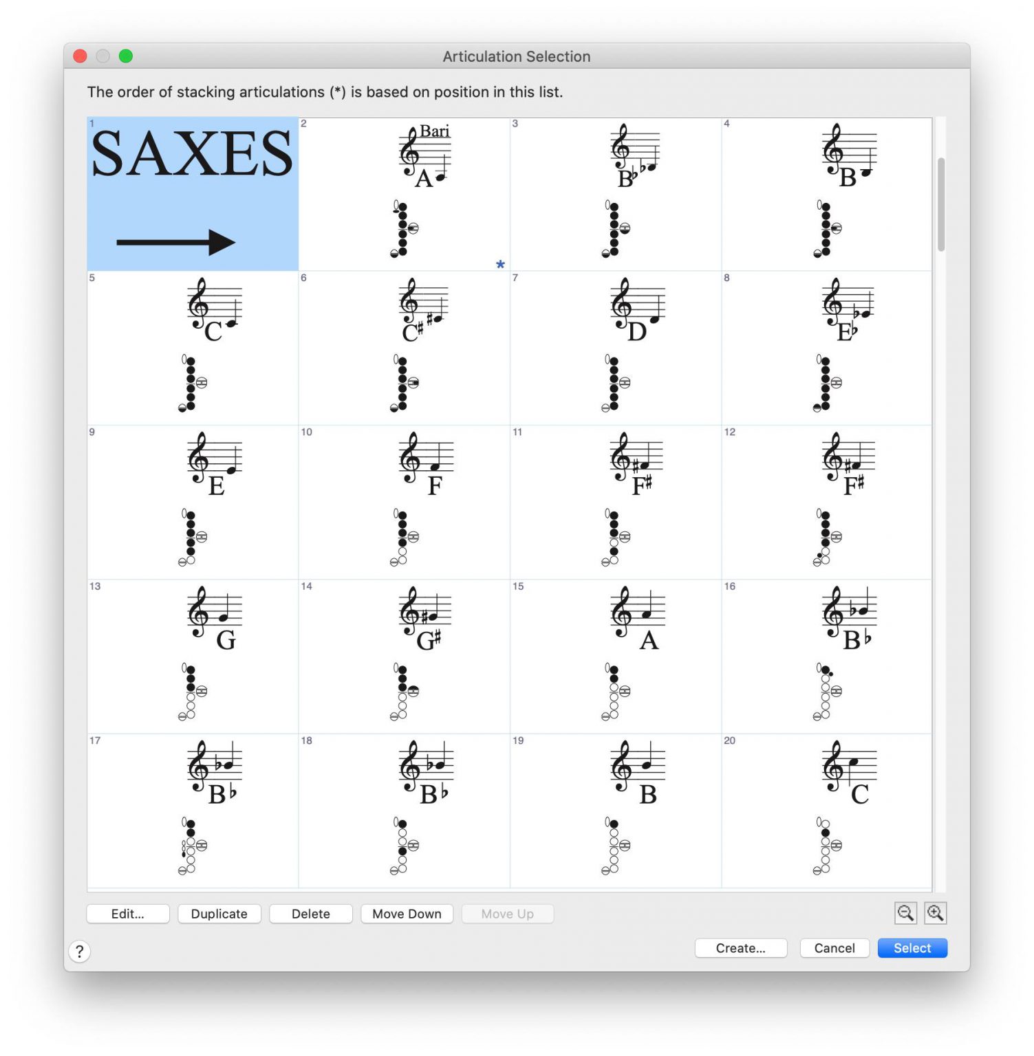 Saxophone Fingering Diagrams – Michael McClennan Music